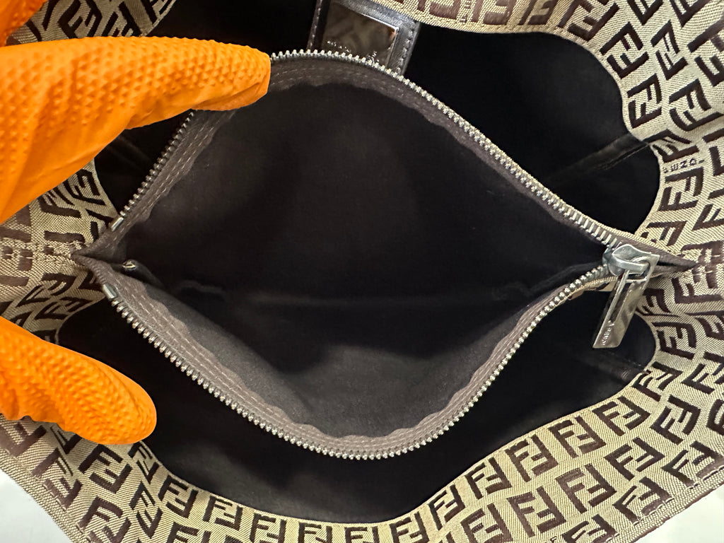 Fendi Beige Zucca – Vintage d'Harmonie