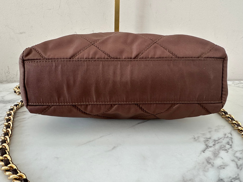 Prada Brown Nylon – Vintage d'Harmonie