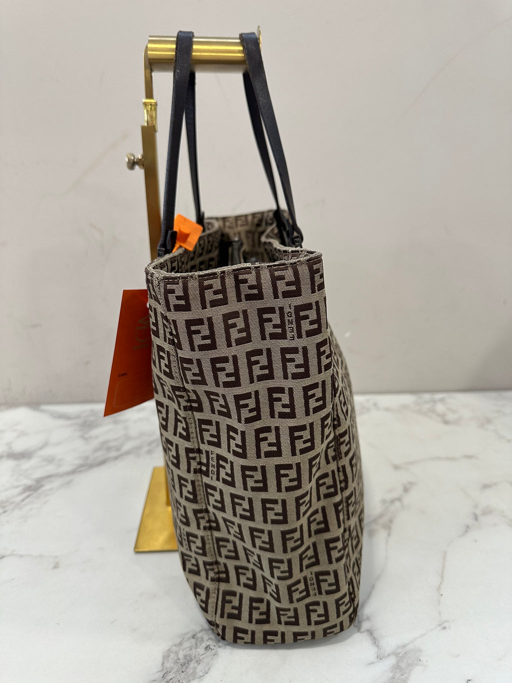 Fendi Beige Zucca – Vintage d'Harmonie